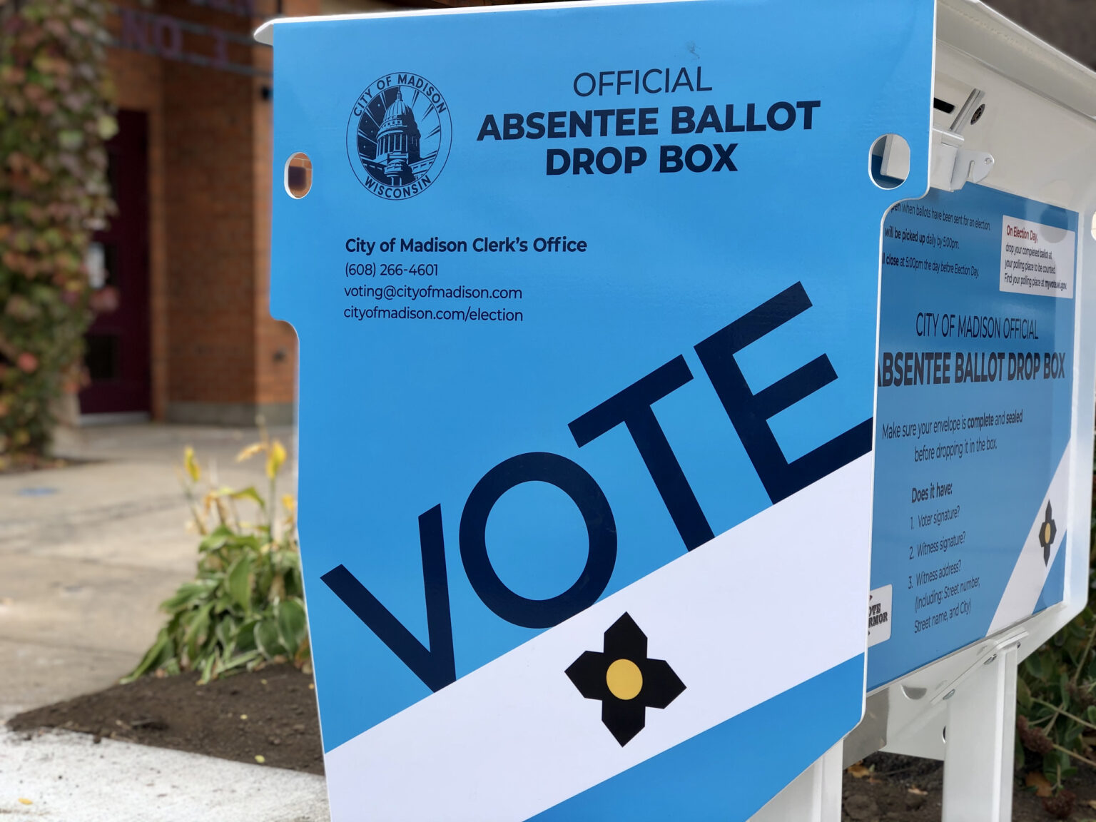 Search for a ballot drop box in your Wisconsin community here